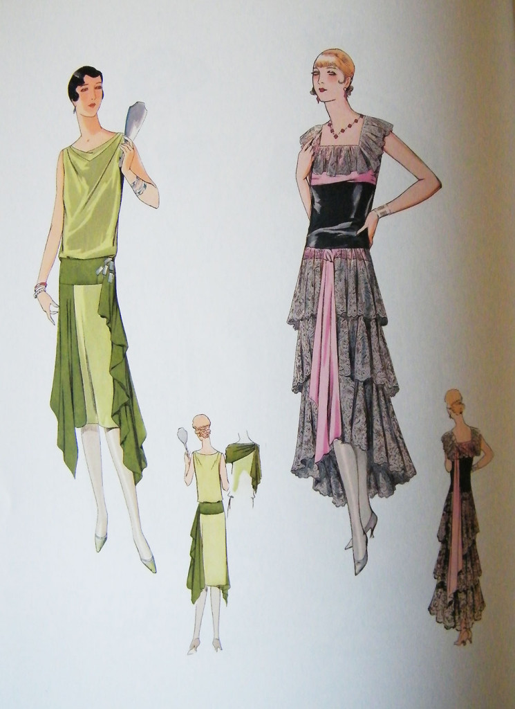 1920s Fashion Illustration Book - Vintage Gal