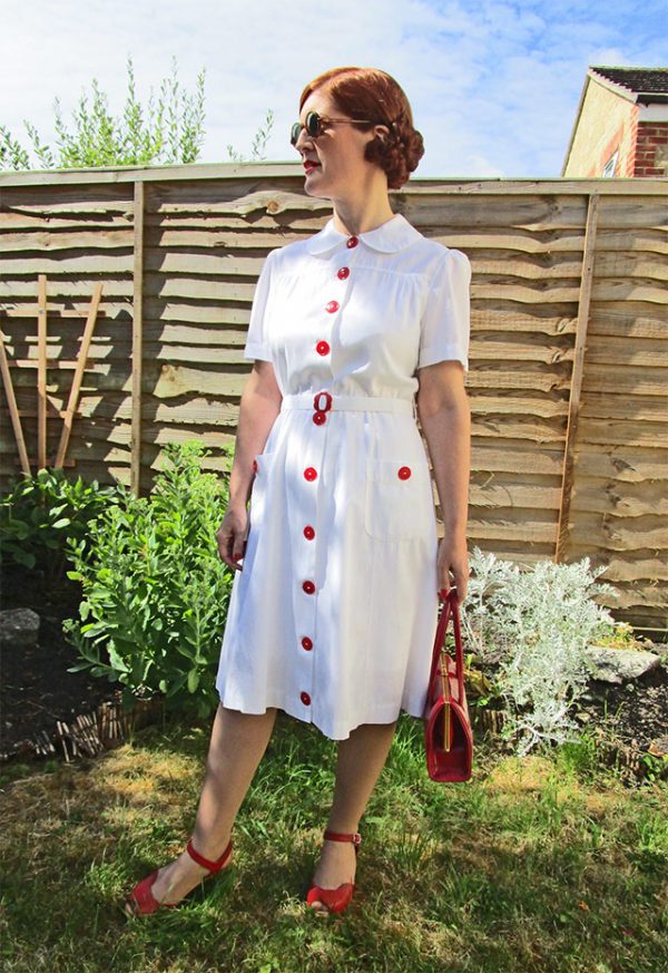 My Bargain Late 1930s Waitress Dress - Vintage Gal