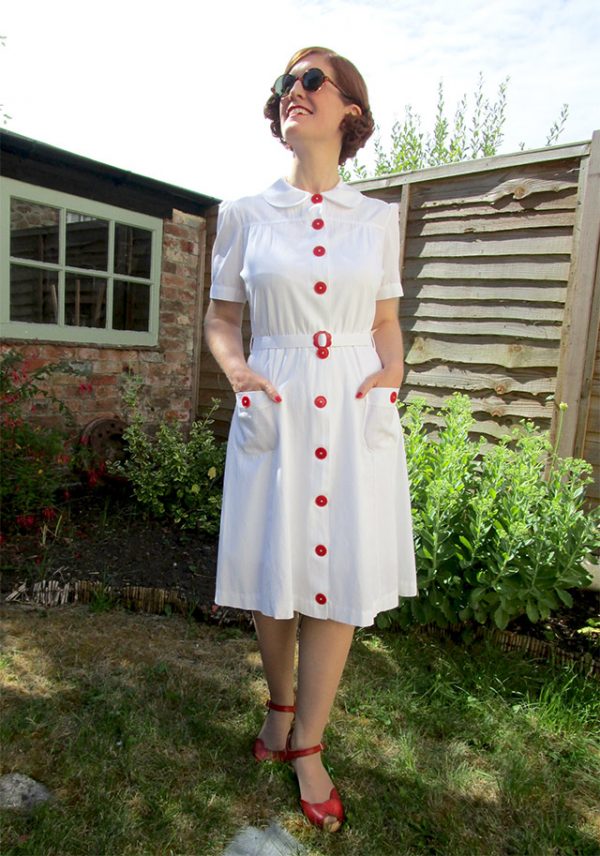 My Bargain Late 1930s Waitress Dress - Vintage Gal
